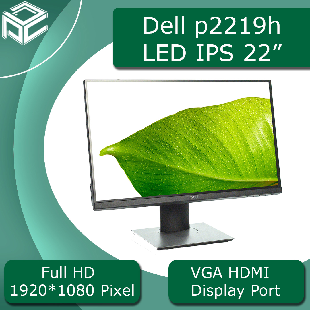 دکتر پی سی | مانیتور استوک دل 22 اینچ Dell p2219h LED IPS Frameless